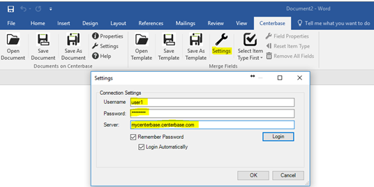 How to Install the Centerbase Word Add-in – Centerbase
