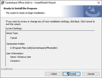 How to Install the Centerbase Word Add-in – Centerbase