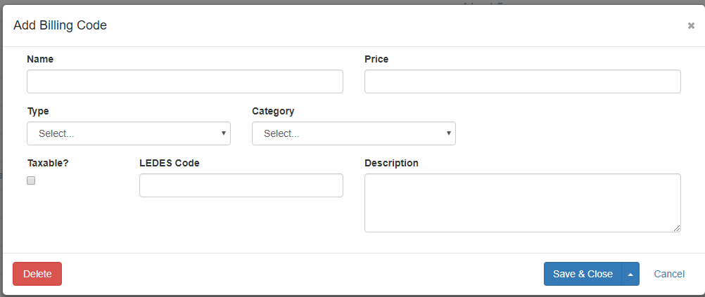 How to Add a New Billing Code – Centerbase
