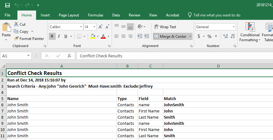 How to Perform a Conflict Check – Centerbase