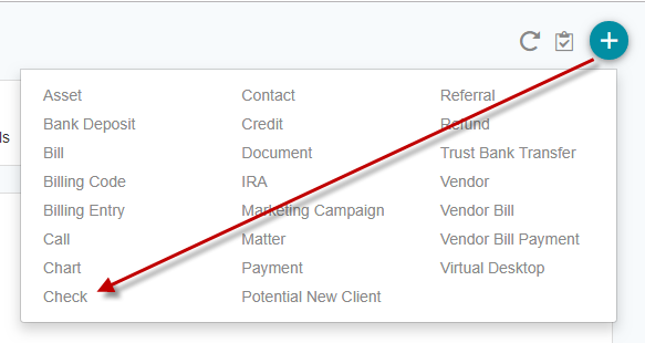 Write a Check – Centerbase