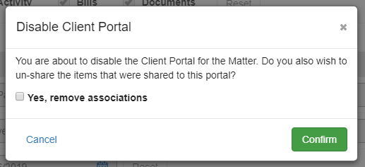 Client Portal Settings – Centerbase