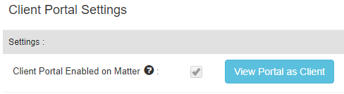 Client Portal Settings – Centerbase