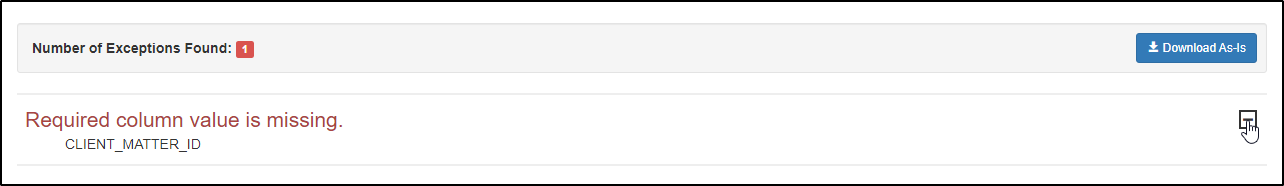 LEDES File Errors – Centerbase